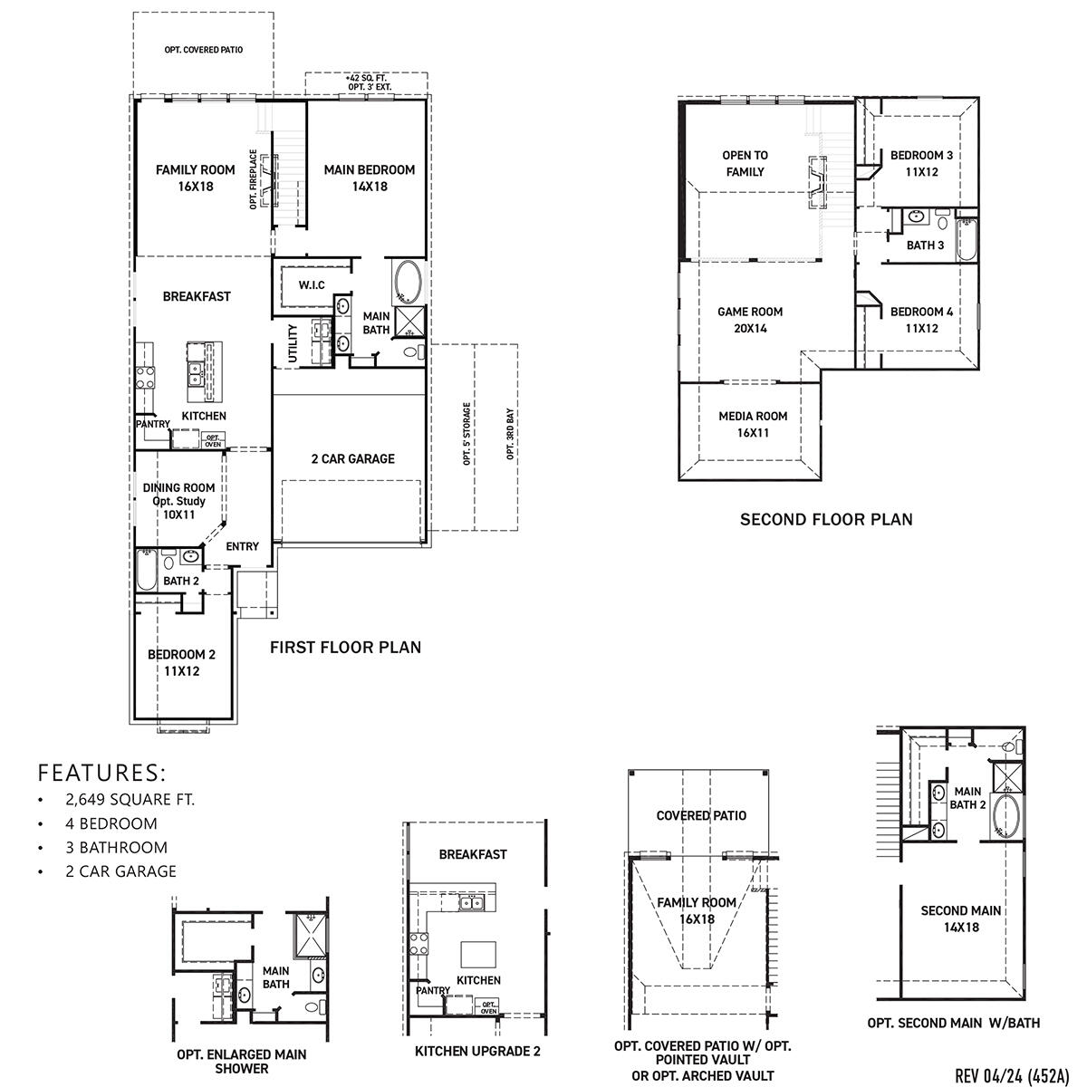Armstrong Floor Plan 45' by New Home Builder Newmark Homes | Sienna in ...