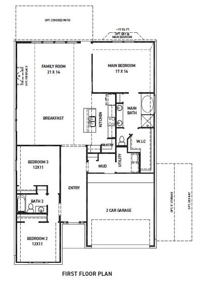 Lucerne Plan in Provence | Newmark Homes in Austin, TX