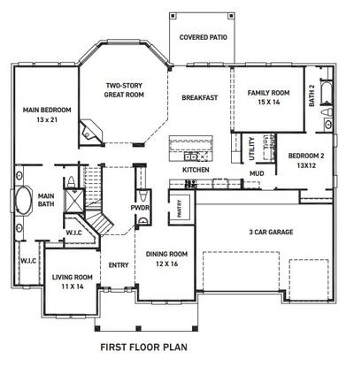 Barcelona Build on Your Lot Floor Plan by Newmark Homes