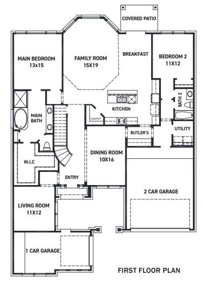 Cambridge Floor Plan by New Home Builder Newmark Homes