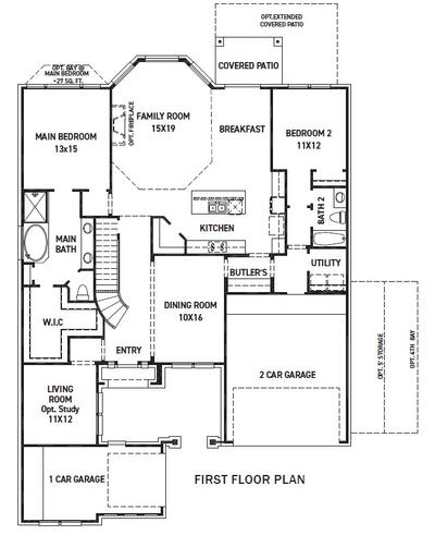Cambridge Floor Plan by New Home Builder Newmark Homes