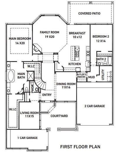Castilian Floor Plan Dunham Point 70's by New Home Builder Newmark ...