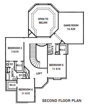 Castilian Floor Plan 70's by New Home Builder Newmark Homes | Elyson in ...