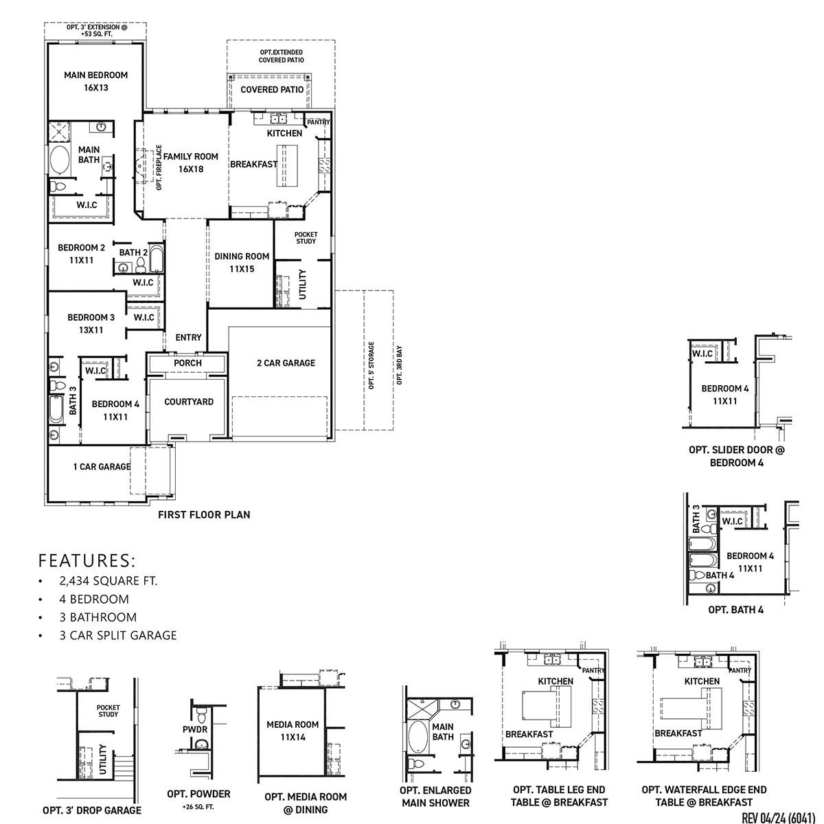 Florence Floor Plan by New Home Builder Newmark Homes