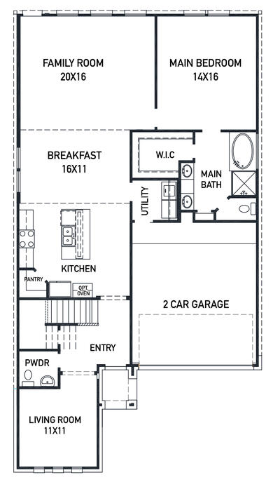 Grayson Floor Plan by New Home Builder Newmark Homes
