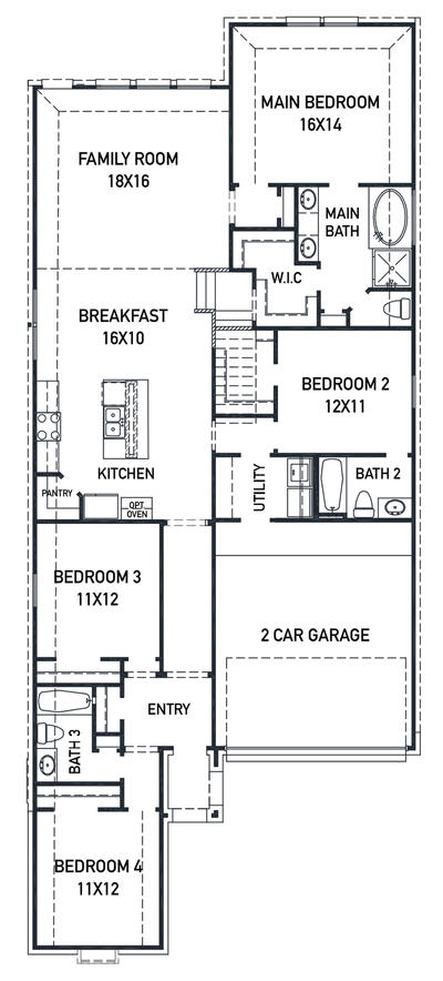 Henderson Floor Plan by New Home Builder Newmark Homes