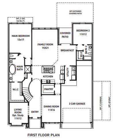 Langford Floor Plan by New Home Builder Newmark Homes