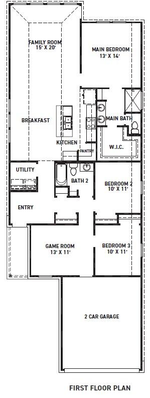 Lantana Floor Plan by New Home Builder Newmark Homes
