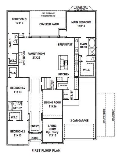 Lucca Build on Your Lot Floor Plan by Newmark Homes