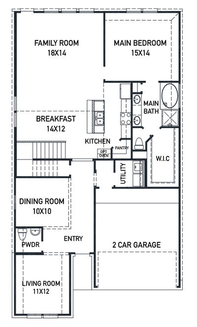 Maverick Floor Plan by New Home Builder Newmark Homes