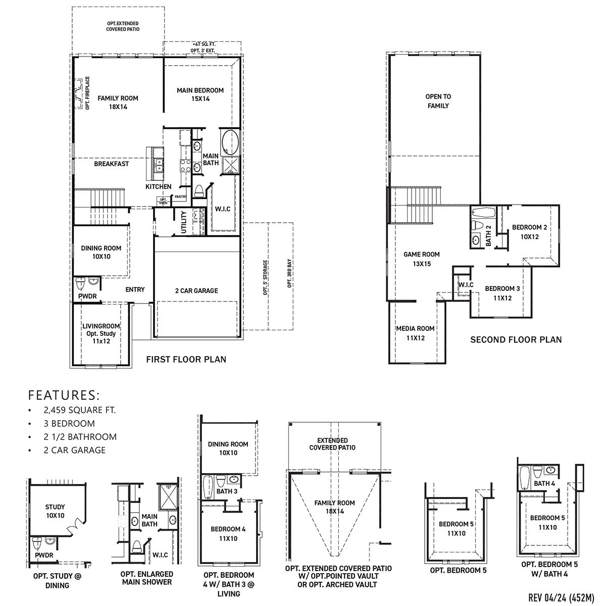 Maverick Floor Plan by New Home Builder Newmark Homes | Audubon in ...