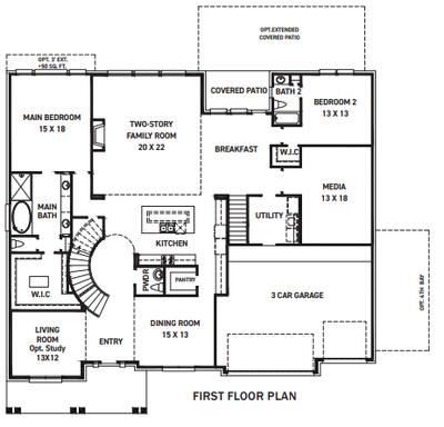 Mayfield Build on Your Lot Floor Plan by Newmark Homes