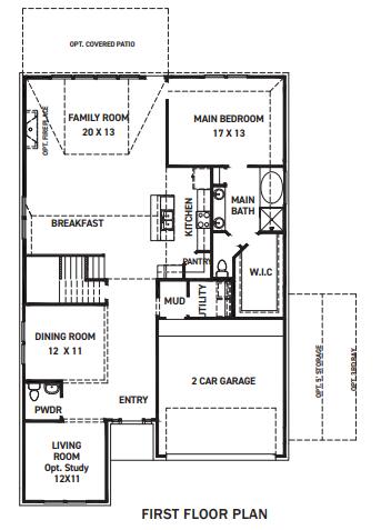 Monte Carlo Floor Plan by New Home Builder Newmark Homes