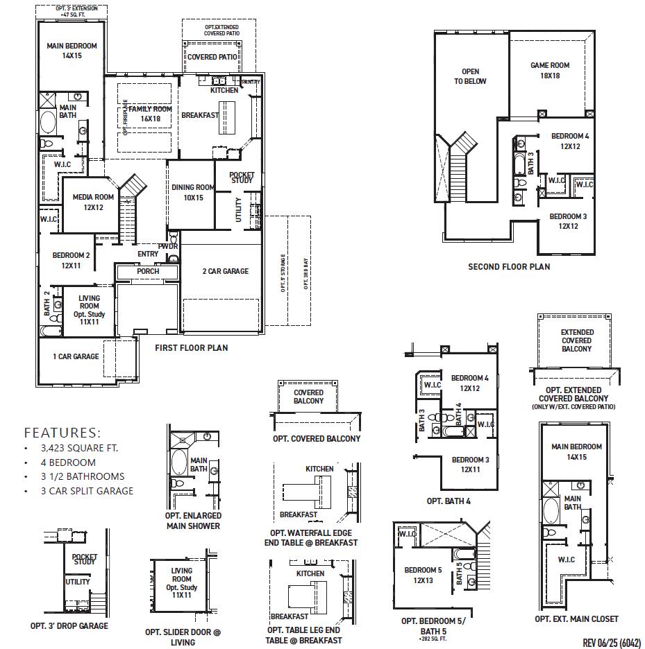 Siena Floor Plan Fulbrook 60' by New Home Builder Newmark Homes ...