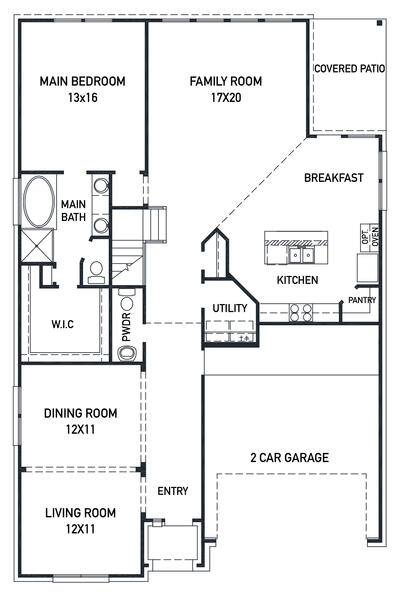 Verona Floor Plan by New Home Builder Newmark Homes | Build on Your Lot ...